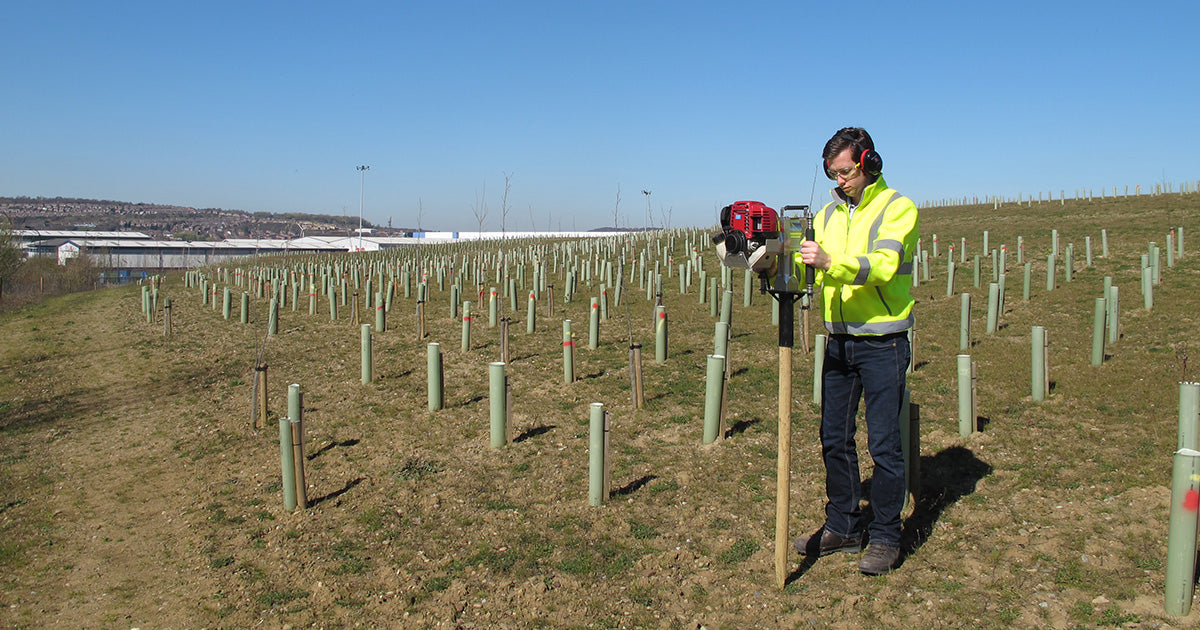 How a Portable Petrol Post Driver Transforms Tree Stake Installation ...