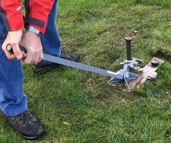 Marquee Pin Stake Remover - Easy Petrol Post Driver